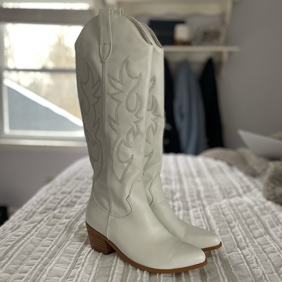 Shoes | Cowboy Boots White | Poshmark